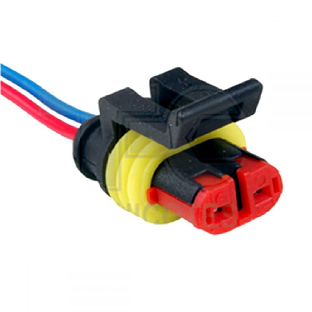 Só Injeção Eletrônica - Conector Chicote 2 vias da Flange da Bomba ...